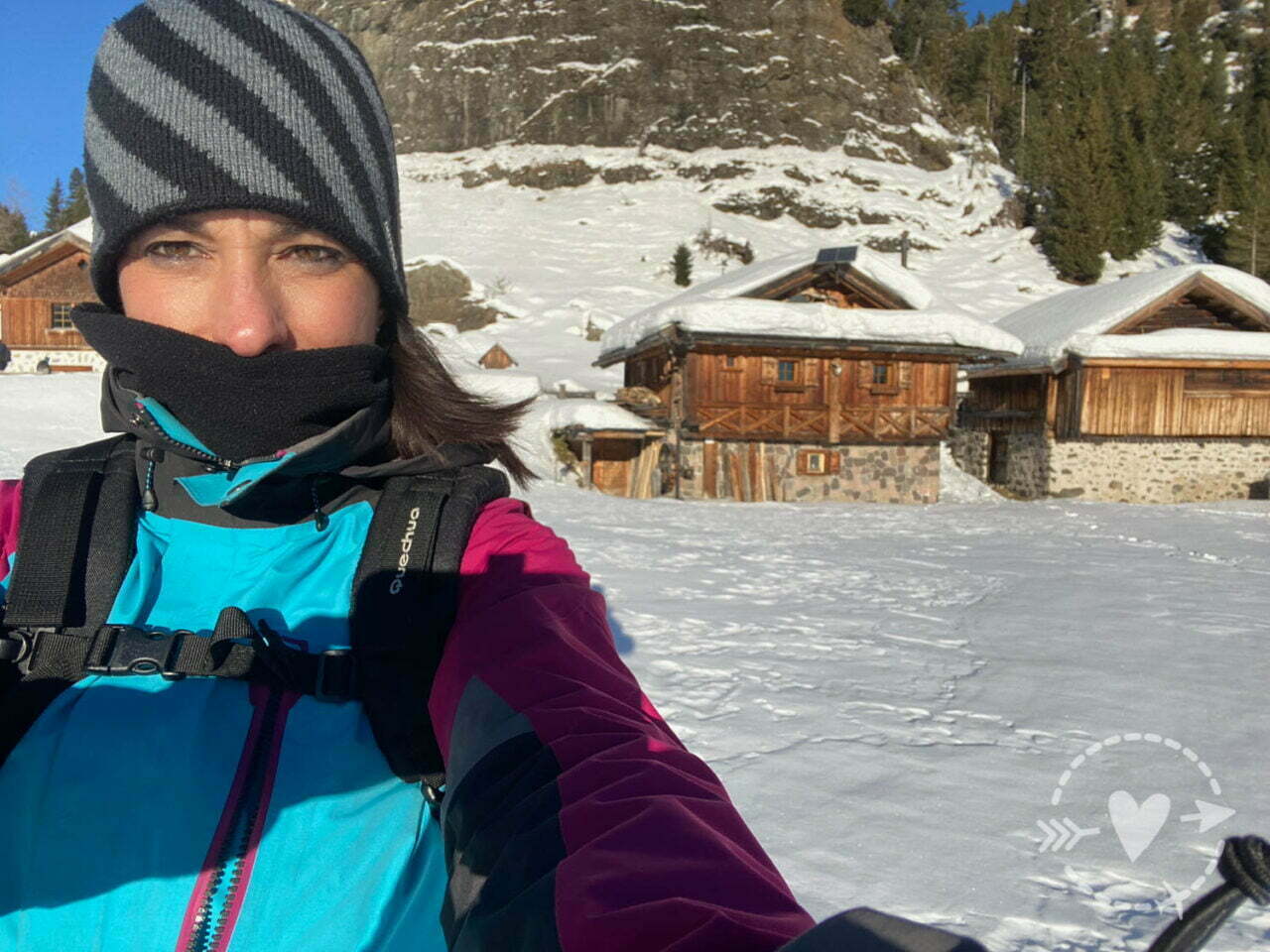 Escursione invernale in Val di Fassa. La Val Duron in motoslitta ...